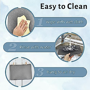 LOPNUR Appliance Slider Cut to Fit, Kitchen Appliance Sliders 360 Degree Rotation Moving on Counter, Coffee Mat Heat Resistant Mat, Appliance Mover for Espresso Machine, Food Processor (Medium, Grey)