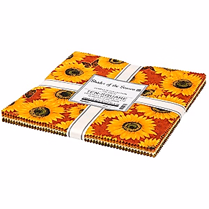 Shades of The Season 12 Ten Square 42 10-inch Squares Layer Cake Robert Kaufman Fabrics TEN-1096-42