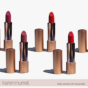 Karen Murrell Natural Lipstick - #03 Pink Starlet - Cream Finish, Pink Color - Moisturizes & Hydrates Lips - Paraben & Cruelty Free