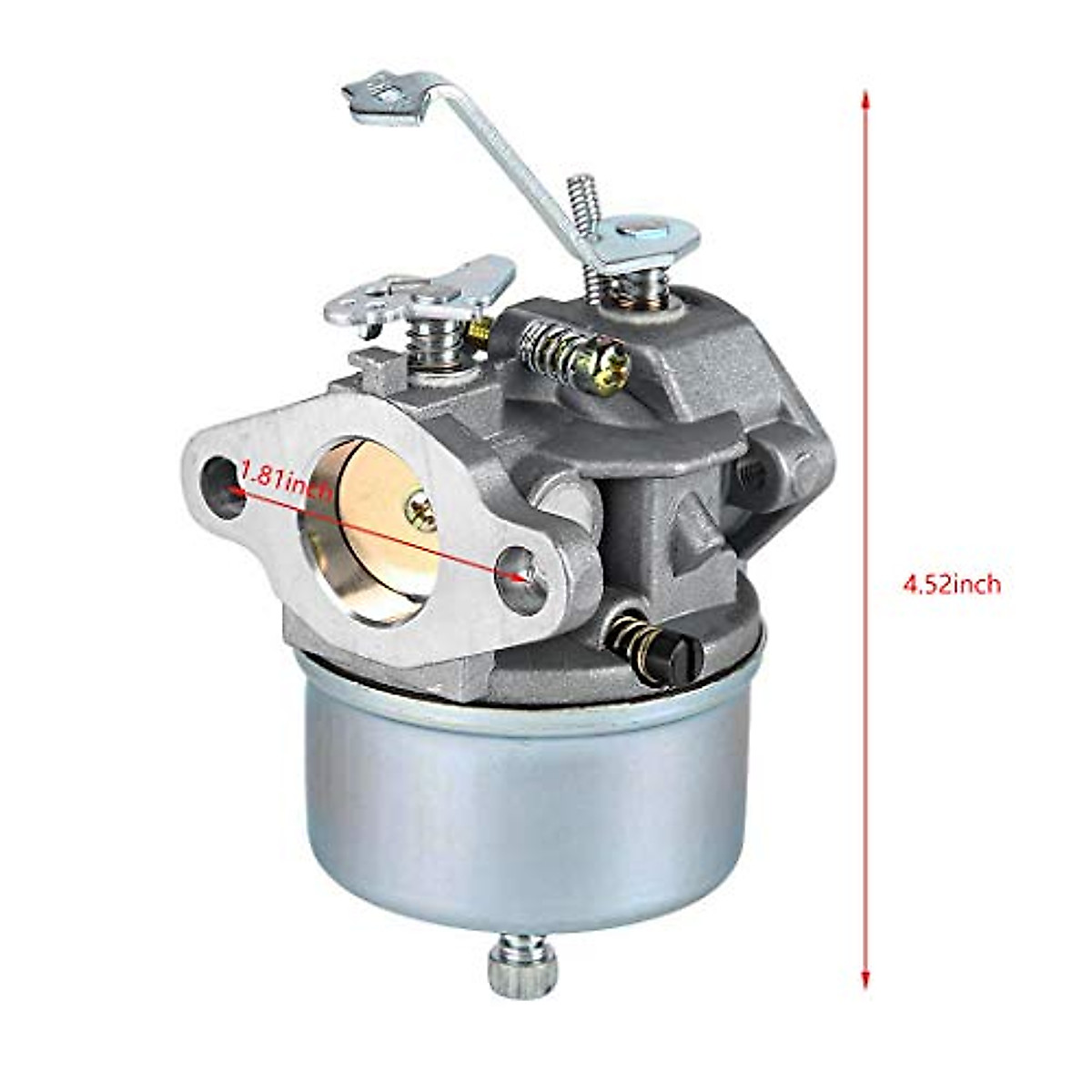 Carburetor for Tecumseh 632230 632272 H30 H50 H60 HH60 Engines Carb Fits many tecumseh 5&6 HP 4 cycle engines on snowblowers & troy bilt horse tillers