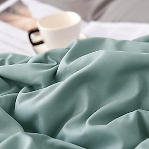 Todeyya Nazar Evil Eye Pattern Duvet Cover (Queen Size 90"x90") with 2 Pillow Shams, Microfiber Lightweight 3pcs Comforter Cover Set Coverlet, with Zipper Closure Bedding All-Season