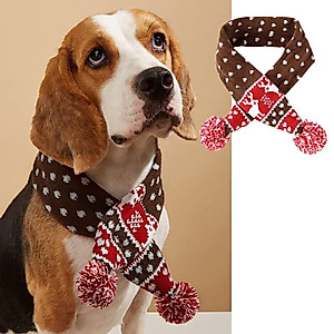 Little Mogwai Christmas Dog Bandanas Scarf Bibs Kerchief-，Pet Holiday Birthday Costumes Gift for Small Medium Large XL Size Dogs&Cat（Large）…