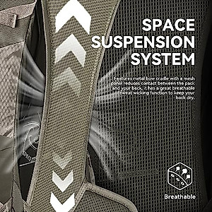 KAILAS Hurricane 20L Small Hiking Backpack Lightweight Daypack for Women Men Travelling Camping Outdoor Trekking Dark Green