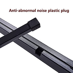 Diolong Twin Bed Frame with Headboard and Footboard Metal Bed Frame Vintage Sturdy Mattress Foundation No Box Spring Needed (Twin, Black)