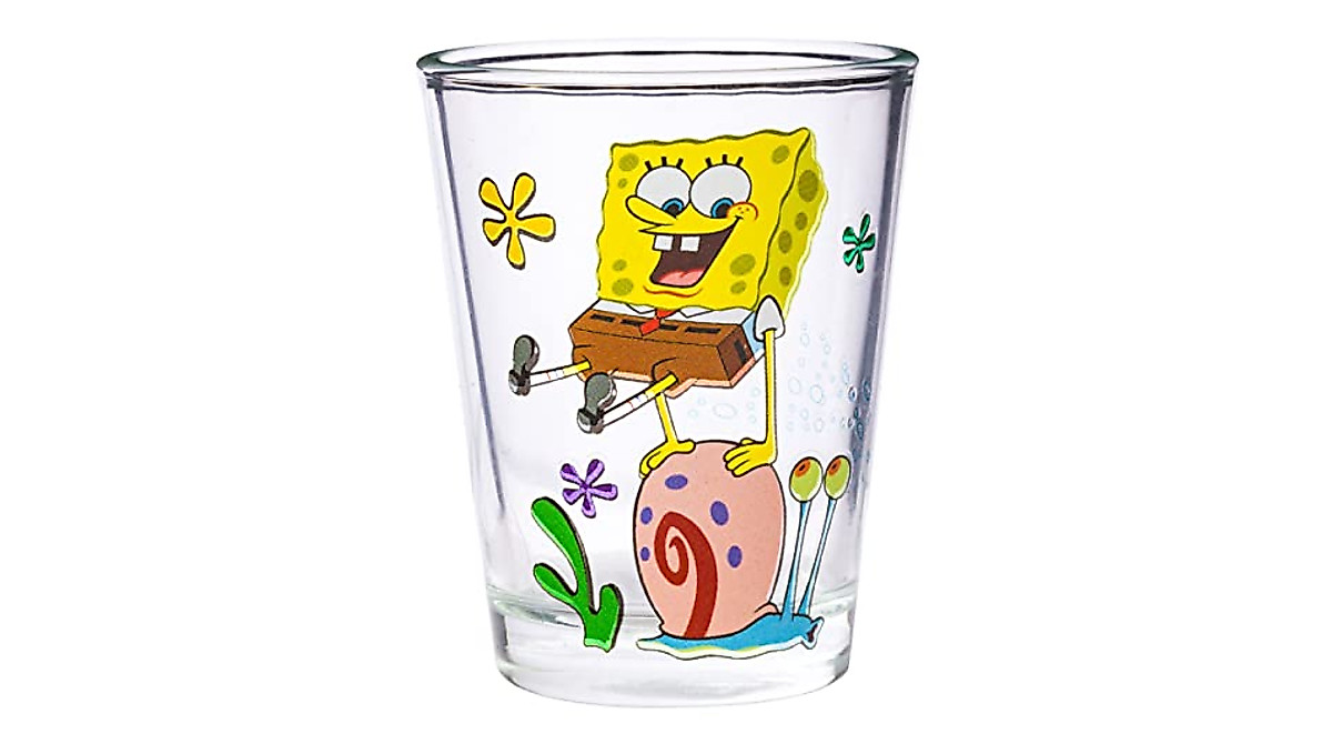 SpongeBob SquarePants Mini Glass Set - 4-Pack Gift