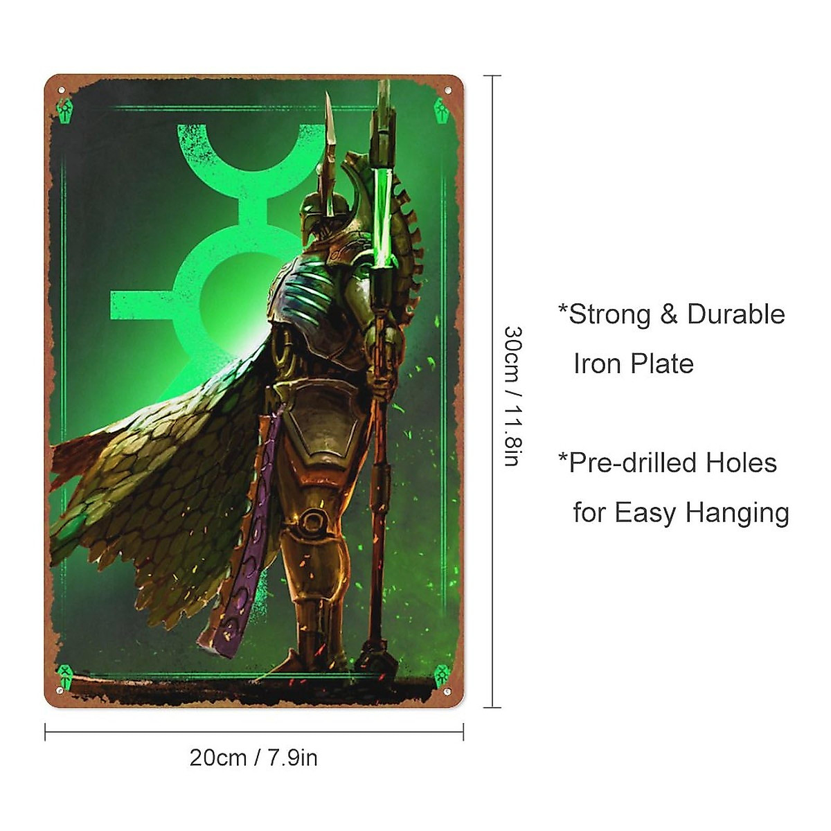 Necron Imotekh Stormlord 1 physical culture Poster Signs 8 x 12 Inch Decor Funny Chic Art Wall Decort Home Yard Signs Bar Hotel Cafe Pub Indoor Outdoor restauran