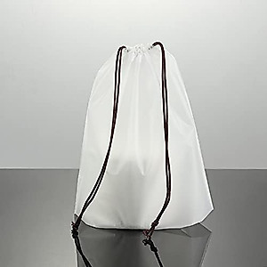 20 Pieces Matte Translucent Travel Portable Shoes Storage Bags Organizer with Drawstring Travel Storage Bag (4 Different Sizes)