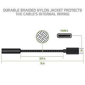 Cellet USBC Audio Adapter 3.5mm Stereo Convert Type-C to 3.5mm Audio Jack Headphone Adapter Extension Compatible to Galaxy S21 S20 S10 S9 S8 Note 20 10 9 MacBook Pro Air Pixel 6 Pro 5 4 3 XL iPad Pro