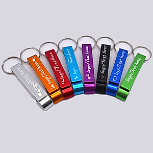 12 PCS Customized Bottle Openers for Wedding Party,Wedding Favors for Guest,Personalized Bottle Openers, Pocket Size, Aluminum