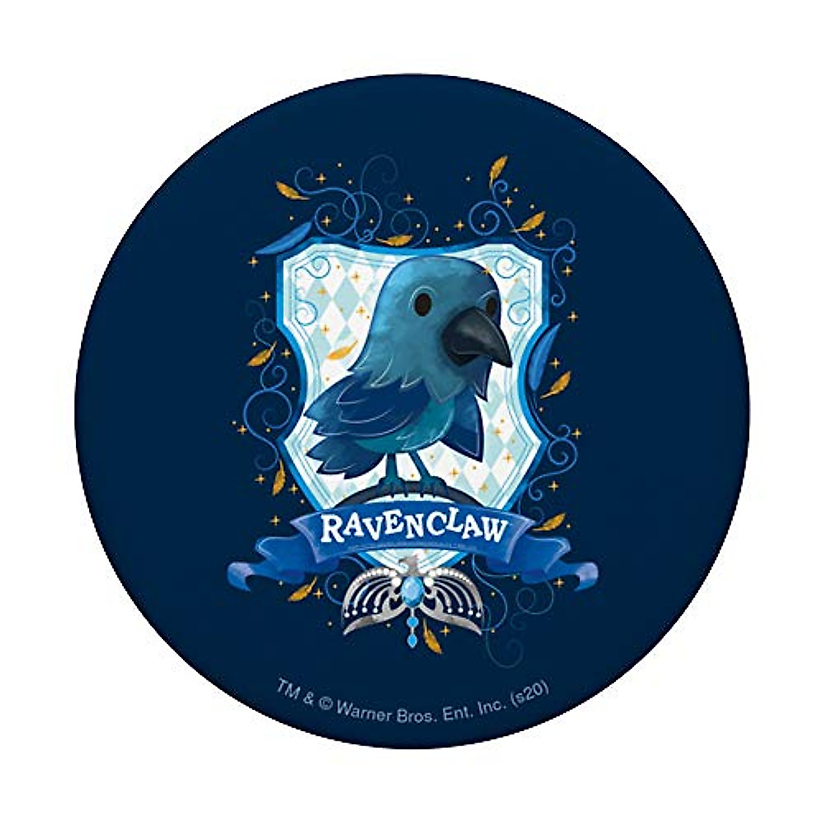 Harry Potter Watercolor Ravenclaw Crest PopSockets Swappable PopGrip