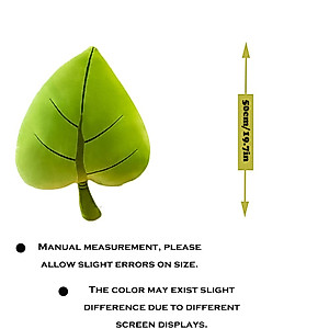 CHELEI2019 19.7" Leaf Pillow,3D Stuffed Plant Plush Leaf Shaped Throw Pillow for Room Decor