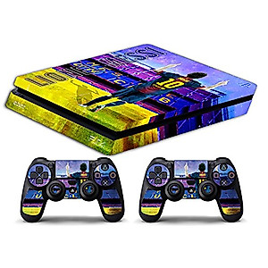 Skin Ps4 Slim - Lionel Messi FC BARCELLONA Ultras - Limited Edition Decal Cover ADESIVA Playstation 4 Slim Sony Bundle