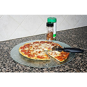 Chop-Chop Round Glass Cutting Board Or Counter Saver, 16 Inches