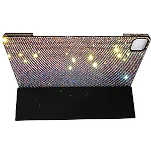 Teazgopx Bling Rhinestone iPad Pro 12.9 Case 6th / 5th / 4th / 3rd Generation 2022/2021 / 2020/2018 - Over 5000 High Quality Hand Glued Diamond,Glitter Sparkle Fashion Luxury Shiny Crystal Hard Shell
