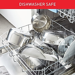 Tefal 30 cm Comfort Max, Induction Frying Pan, Stainless Steel, Non Stick