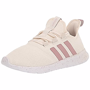 adidas Women's Cloudfoam Pure 2.0 Running Shoe, Chalk White/Magic Mauve/Alumina, 7.5