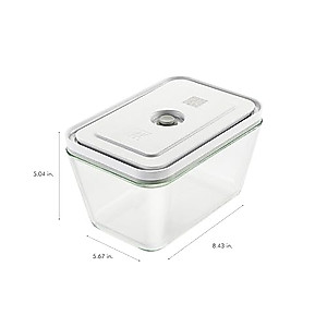 ZWILLING Fresh & Save 2-pc Large Glass Airtight Food Storage Container, Meal Prep Container