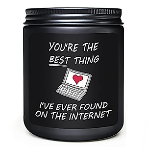 Candle Gifts for Men, Anniversary Birthday Funny Scented Candles Gifts for Him, Romantic I Love You Gifts for Boyfriend Husband Fiance Couple, Sandalwood
