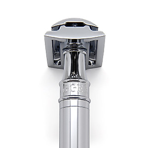 Edwin Jagger DES89BL Chrome Short DE Safety Razor (Closed Comb)