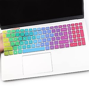 Keyboard Cover for 15.6 Dell Inspiron 3510 3511 3515 3525 3530 3535 5510 5515 5518 7510, Inspiron 16 7610, Vostro 15 3510 5510 5515, Latitude 3520, Inspiron 15 3000 5000 7000 (Not Fit Dell G5 G15)