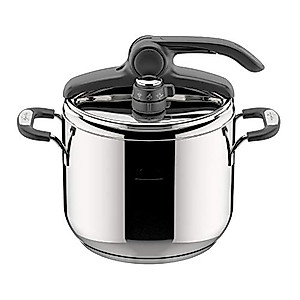 Lagostina Briosa Lagoeasy'Up Pressure Cooker 7 Litres Stainless Steel 18/12