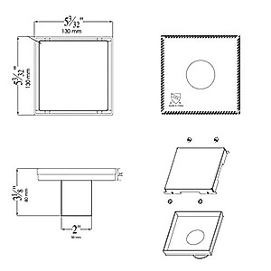 Alfi ABSD55B-PSS Shower Drain, Polished Stainless Steel