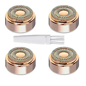 BECHY Facial Hair Remover Replacement Heads for Face,Compatible with Finishing Touch Flawless Facial Hair Removal Tool for Women,As Seen ON TV 18K Rose Gold Generation 2 Double Halo