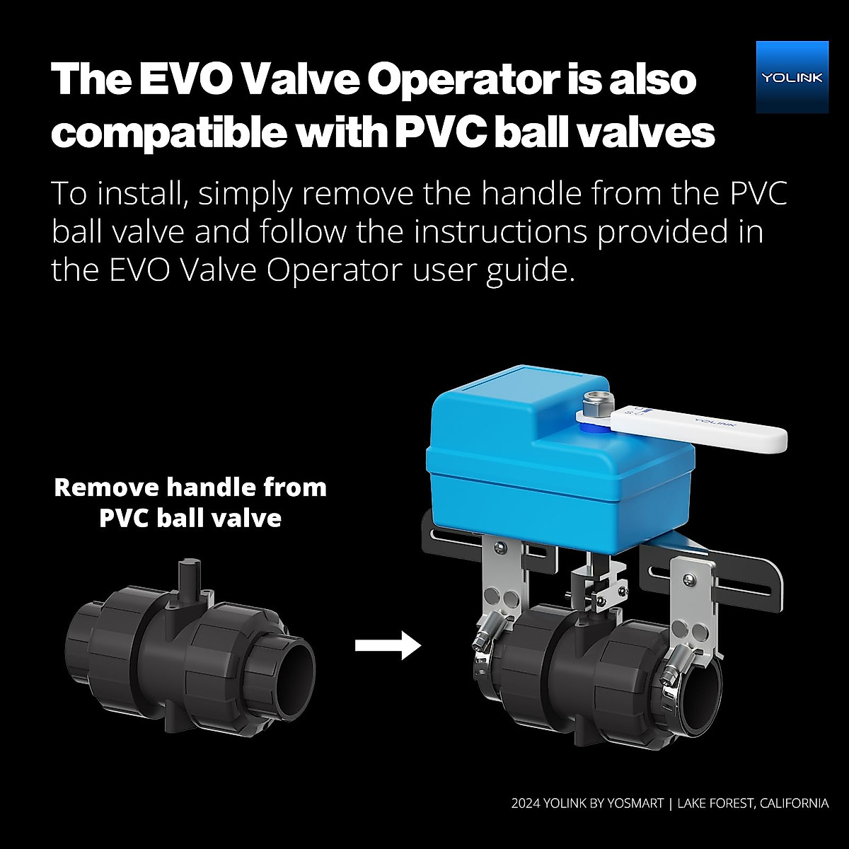 YoLink Smart Water Valve Controller, with Bulldog Water Valve Manipulator, Easy No-Plumber DIY Installation, Remote Control, Compatible with Alexa/Google Assistant, IFTTT - YoLink Hub Required…