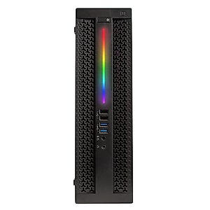 Periphio Iris Gaming PC Desktop Computer w/RGB Lighting | Intel Core i5-4690 3.9Ghz Turbo | GT 730 (2GB) | 8GB RAM | 500GB SSD | WiFi + Bluetooth | Windows 10 (Renewed)