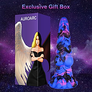 Huge Thick Big Monster Dildo, Silicone Fantasy Dragon Dildo with Suction Cup for Anal Prostate Massage, Large Knot Dildo Sex Toys for Women Men Pop, 8.7" Realistic Bad Boy