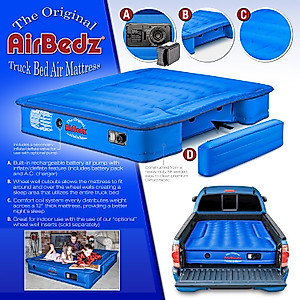 AirBedz (PPI 101) Original Truck Bed Air Mattress for Full Sized 8' Long Bed Trucks, Royal Blue