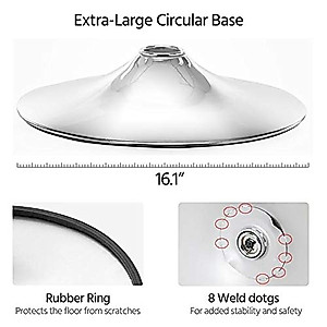 Yaheetech 4pcs Adjustable Bar Stools Kitchen Counter Barstools Bar/Counter Height Stool Chairs PU Leather Hydraulic Swivel Dining Chair with Armrest, Black