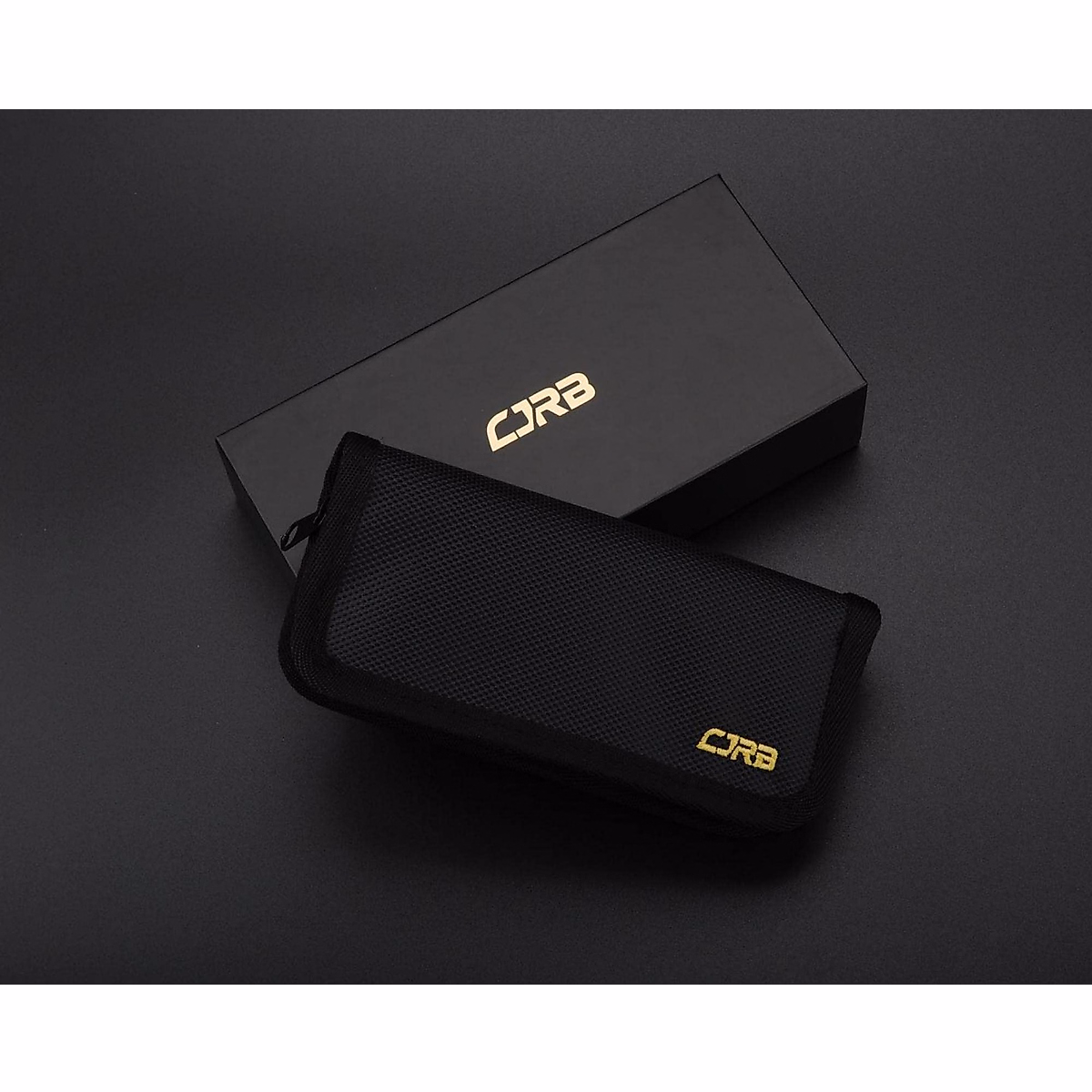 CJRB Folding Knife Pyrite (J1925) AR-RPM9 Blade and G10 Handle EDC Pocket Knife with Clip Black