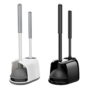 SetSail Toilet Brush and Plunger Set for Bathroom Cleaning & SetSail Toilet Brush and Plunger Set for Bathroom Cleaning