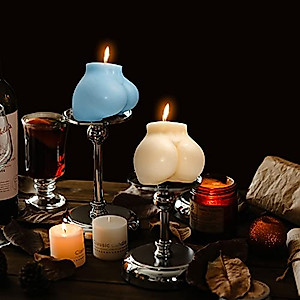 2PCS Soy Wax Cute Body Candle Big Butt Candle