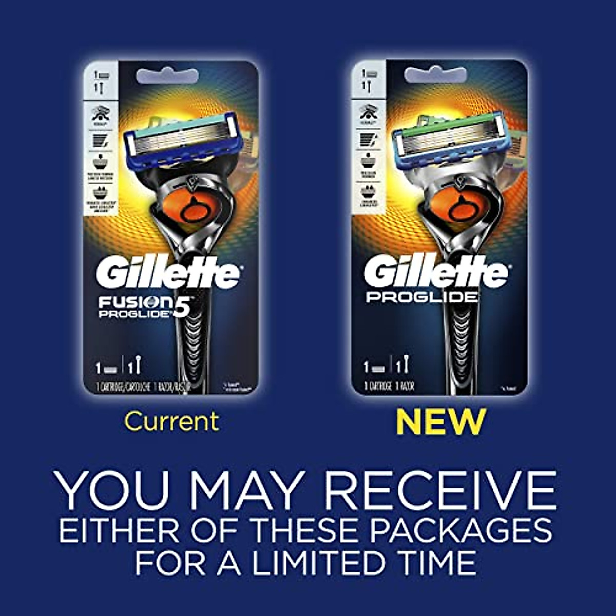 Gillette Fusion Proglide Manual Men's Razor With Flexball Handle Technology With 1 Razor Blade