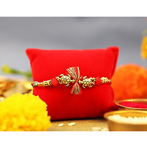 Ruci Store Fancy Silver Turtle Rakhi for Brother Raksha Bandhan Casting Metal Rakhi Lucky Charm Bracelet
