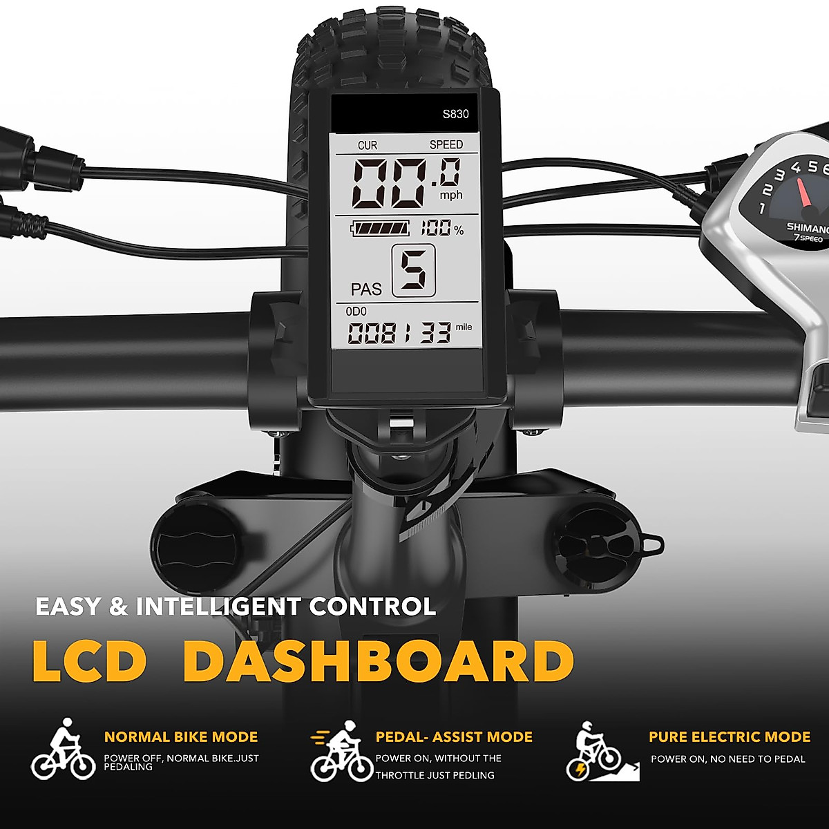 CYCROWN CycKnight Electric Bike for Adults Foldable 750W Ebike with 48V 12.5AH Removable Battery, Folding 20" x 4.0" Fat Tire Electric Bicycle Dual Shock Absorber Ebikes