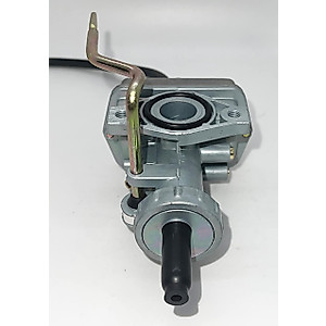 KDSG PZ16 Carburetor with Extended Metal Hand Choke Lever for Kazuma 50cc-110cc 4 stroke ATVs Scooters, Mopeds, Dirt Bikes, and Go Karts, PZ16 Long Lever Carb