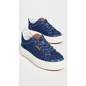 Tory Burch Women's Ladybug Sneakers, Azul/Azul/Azul, Blue, 6.5 Medium US