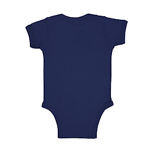 Haase Unlimited It's My 1/2 Birthday - Half 6 Months Old Bodysuit (Navy Blue, 6 Months)