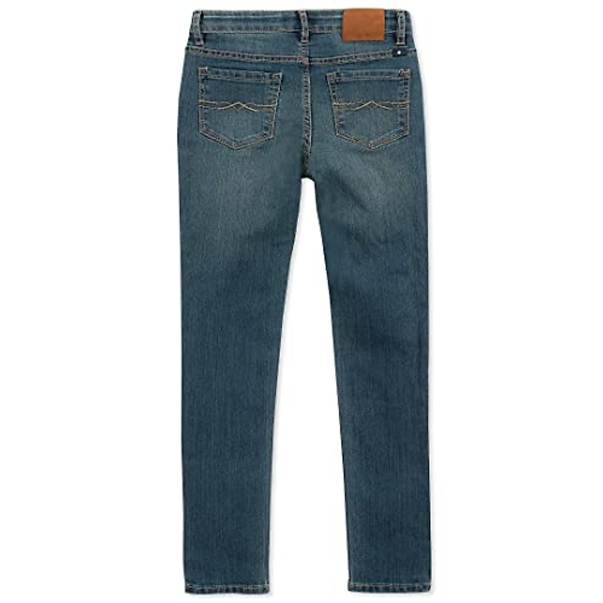 Lucky Brand Girls' Stretch Denim Jeans, Skinny Fit Pants with Zipper Closure & 5 Pockets, Ada Wash, 14