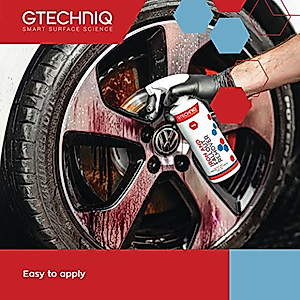 Gtechniq W6 Iron and General Fallout Remover for Cars, Brake Dust Degreaser and Cleaner for Wheels, Rims and Paintwork, Safe on Coatings, 500ml