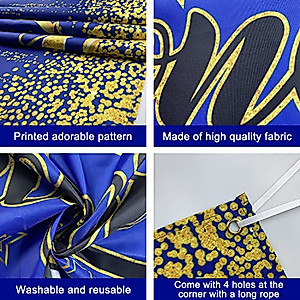 Class of Grad 2023 Background Banner,Blue and Gold Graduation Banner Backgdrop Signs for Congratulations Graduation Party Supplies Photography Background 2023 Graduation Party Decorations