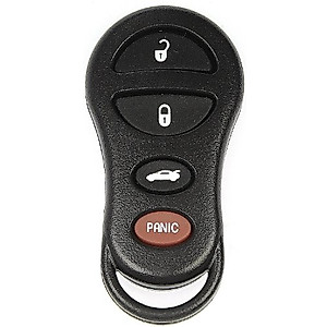 Dorman 13609 Keyless Entry Transmitter Cover Compatible with Select Chrysler / Dodge / Jeep Models, Black