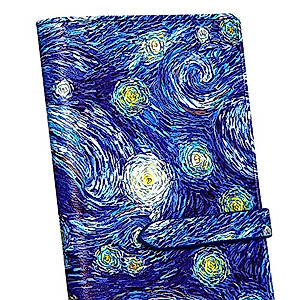 KUKOO Women Wallet Ultra Slim RFID Credit Card Holder Thin Bifold Clutch Checkbook Wallets with Zipper Pocket