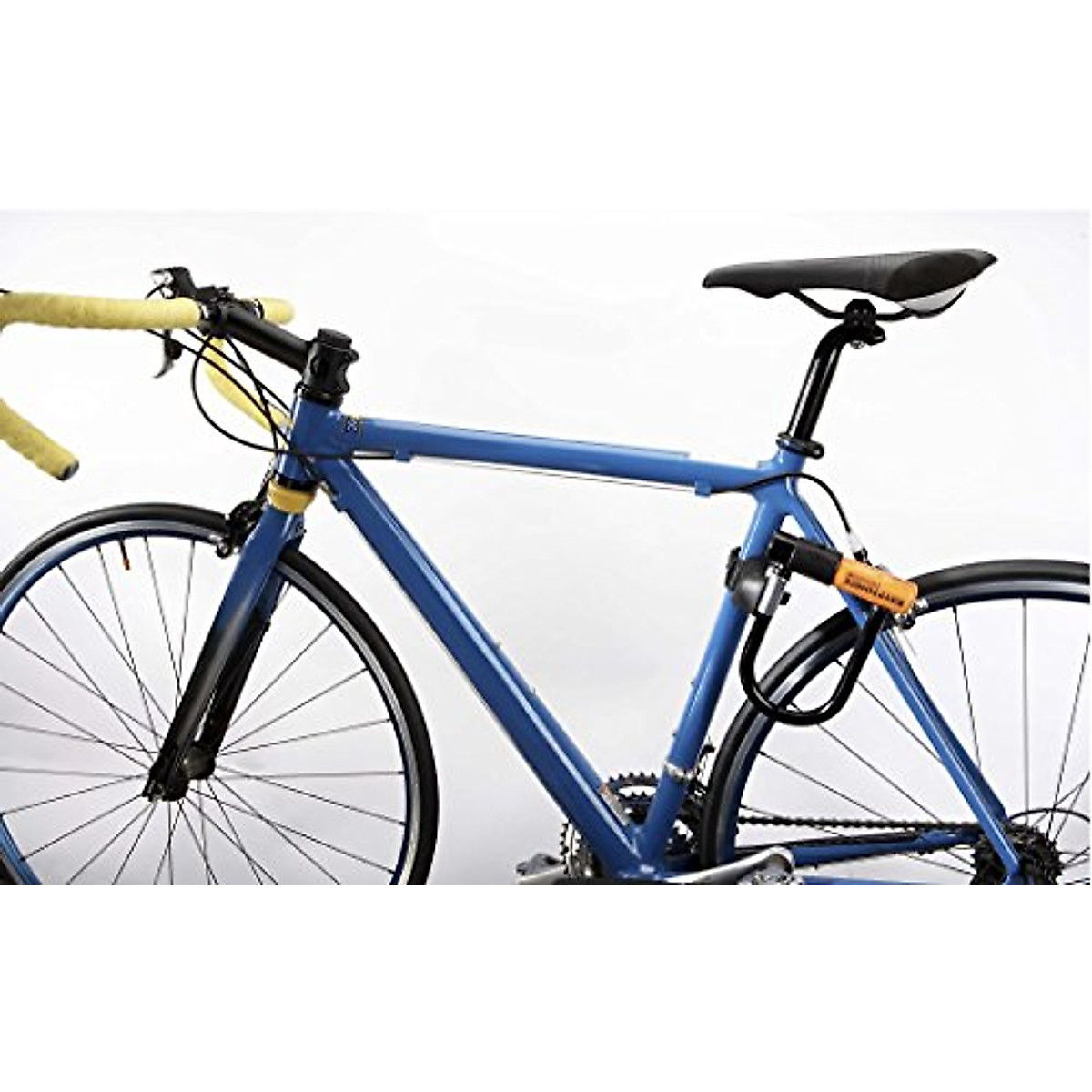 Kryptonite New York Standard Bike U-Lock, Heavy Duty Anti-Theft Bicycle U Lock Sold Secure Gold, 16mm Shackle with Mounting Bracket and Keys, Ultimate Security Lock for Bicycles E-Bikes Scooters