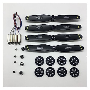 XUCHIL SG700 S169 SG700-D Drone RC Quadcopter Spare Parts Fold Wing Arm Include Gears LED Axis Motor Set Upgrade Bearing Etc Part Kit (Color : 8620 Version motor-11, Size : .)