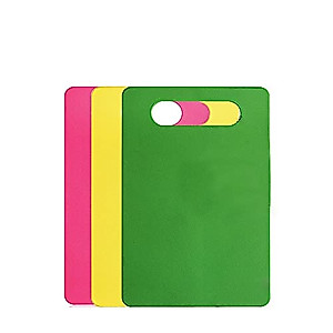 GULRUH Wood Cutting Boards for Kitchen, Plastic Cutting Board Foods Classification Boards Outdoors Camping Vegetable Fruits Meats Bread Cutting Chopping Blocks (Color : Gray)