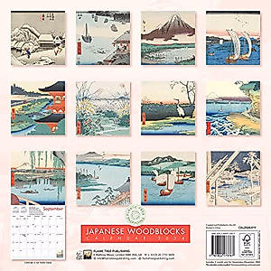 Japanese Woodblocks Wall Calendar 2024 (Art Calendar)